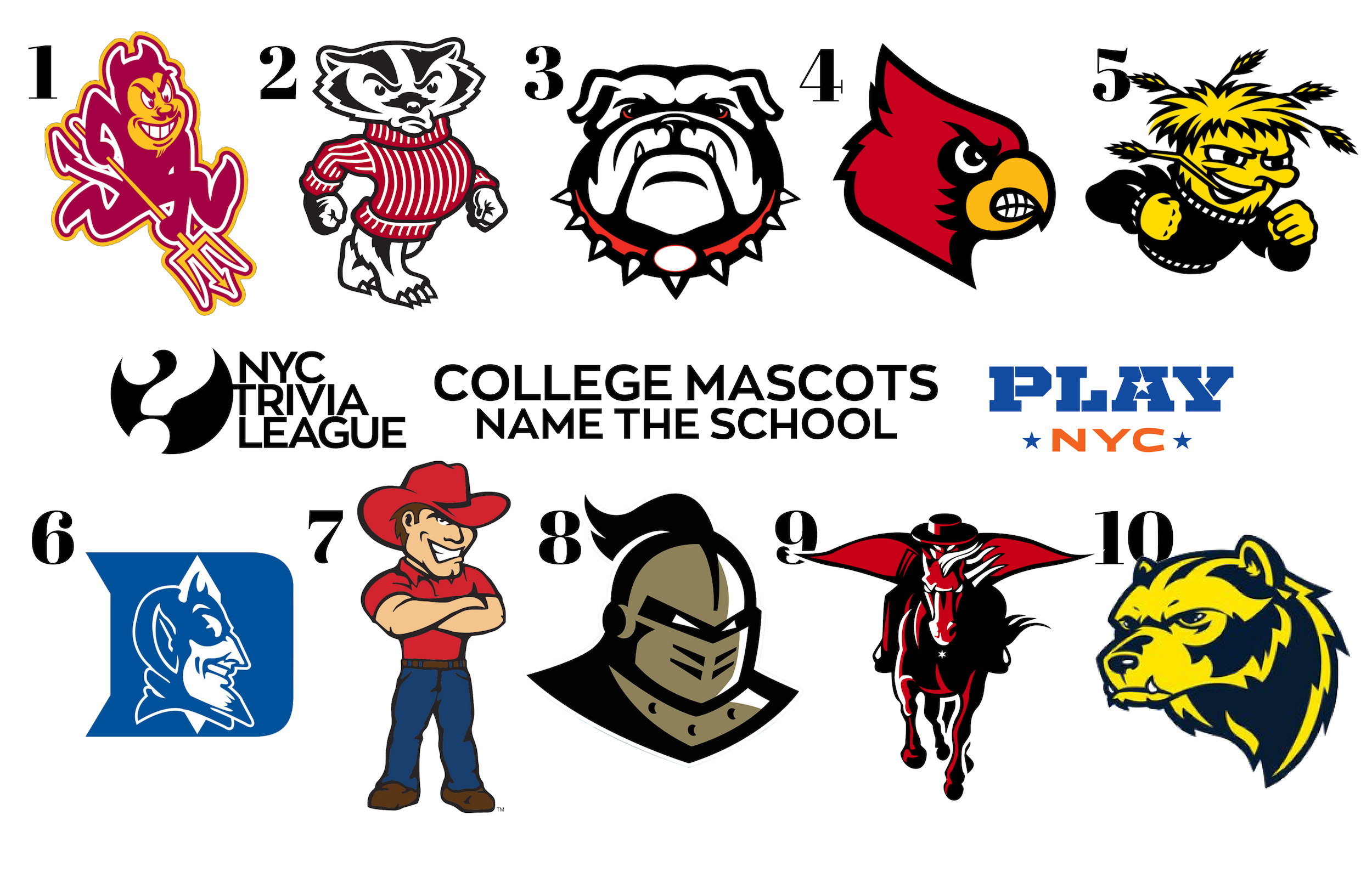 Ncaa D1 Mascots Quiz