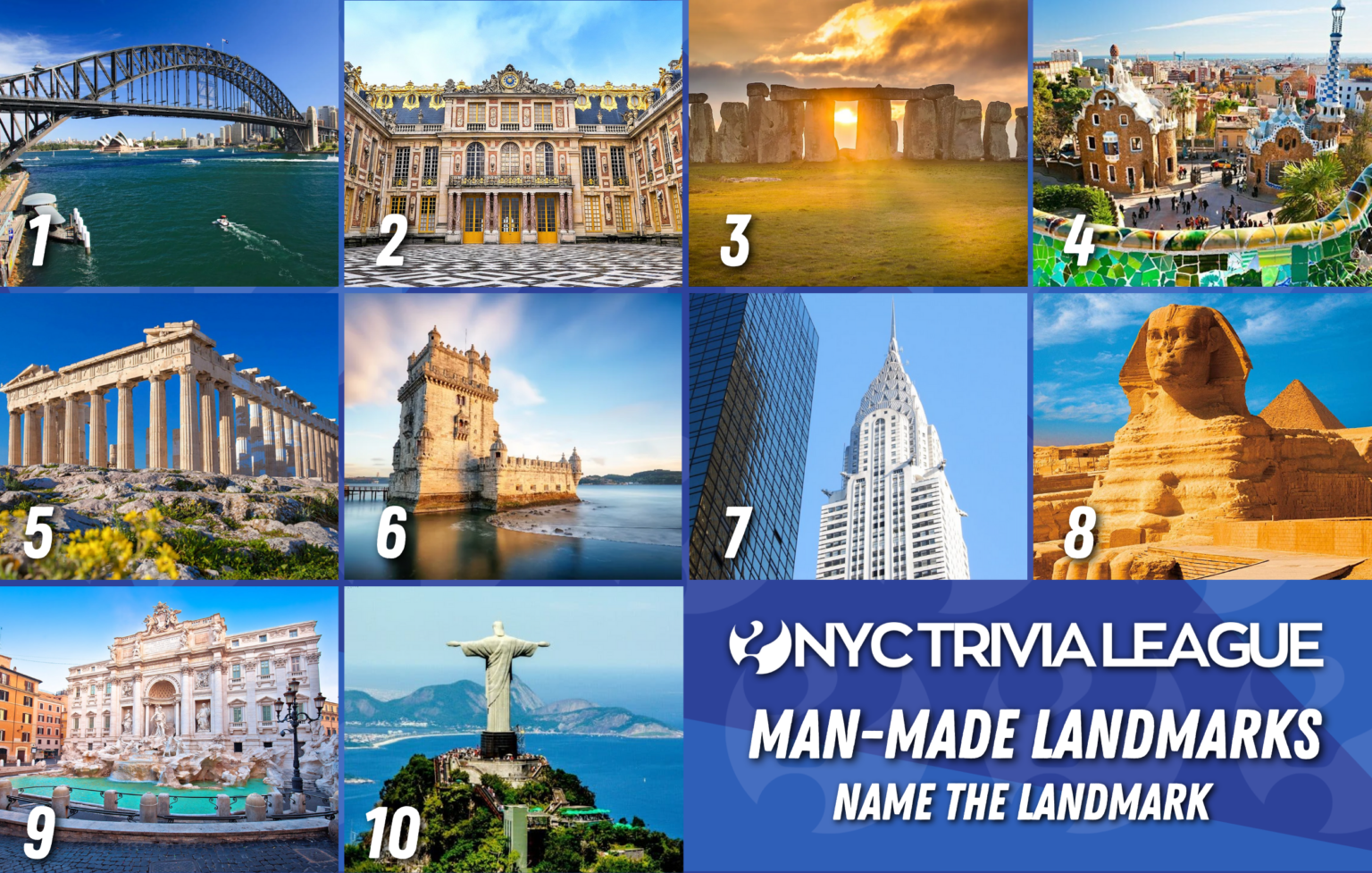 Man-Made Landmarks Trivia - NYC Trivia League